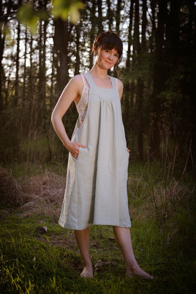 Petrichor Pinafore Pattern - Sew Liberated